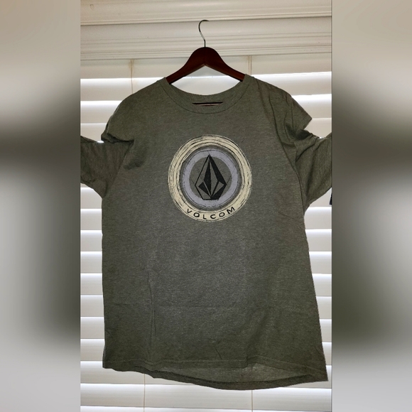 Volcom | Shirts | Mens Volcom Stone Logo Green Tshirt Xl Perfect ...